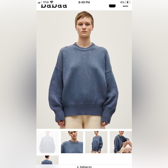 Babaa | Sweaters | Iso Babaa No6 Midnight Ocean | Poshmark